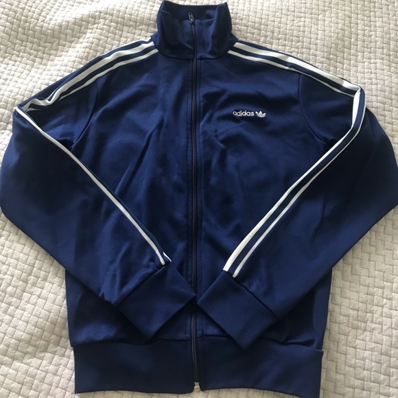 adidas Originals | Jackets & Coats | Adidas Originals Blue And White Track Jacket Size Mens ...
